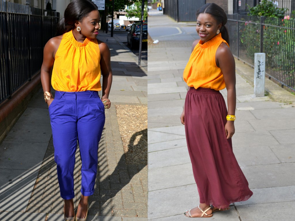 Two Ways To Wear It: My Favourite Orange Top - Mirror Me | London ...