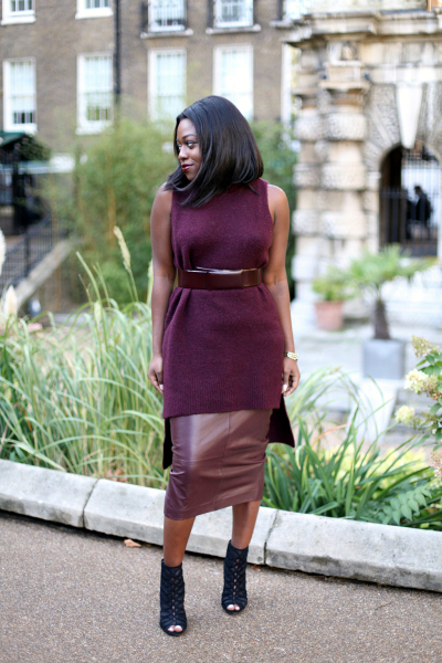 Head To Toe Burgundy